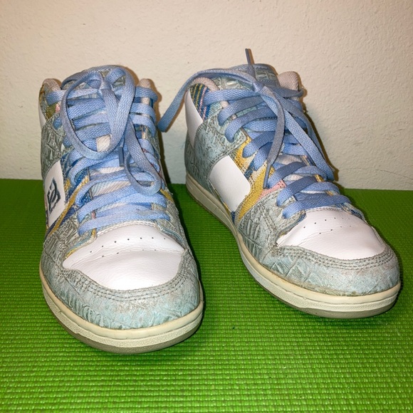 DC | Shoes | Dc Manteca 2 Mid Se Skate Shoes Light Blue Sneaker Leather ...